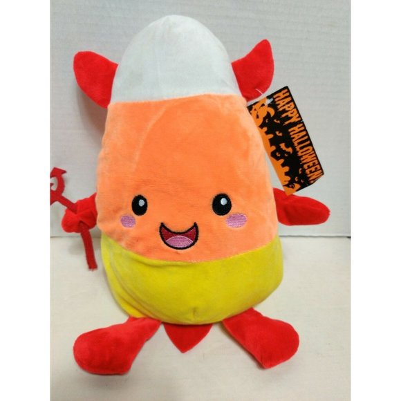 Kellytoy | Toys | Kellytoy 28 Halloween Candy Corn Devil Horns Plush Doll Stuffed Toy 10 | Poshmark